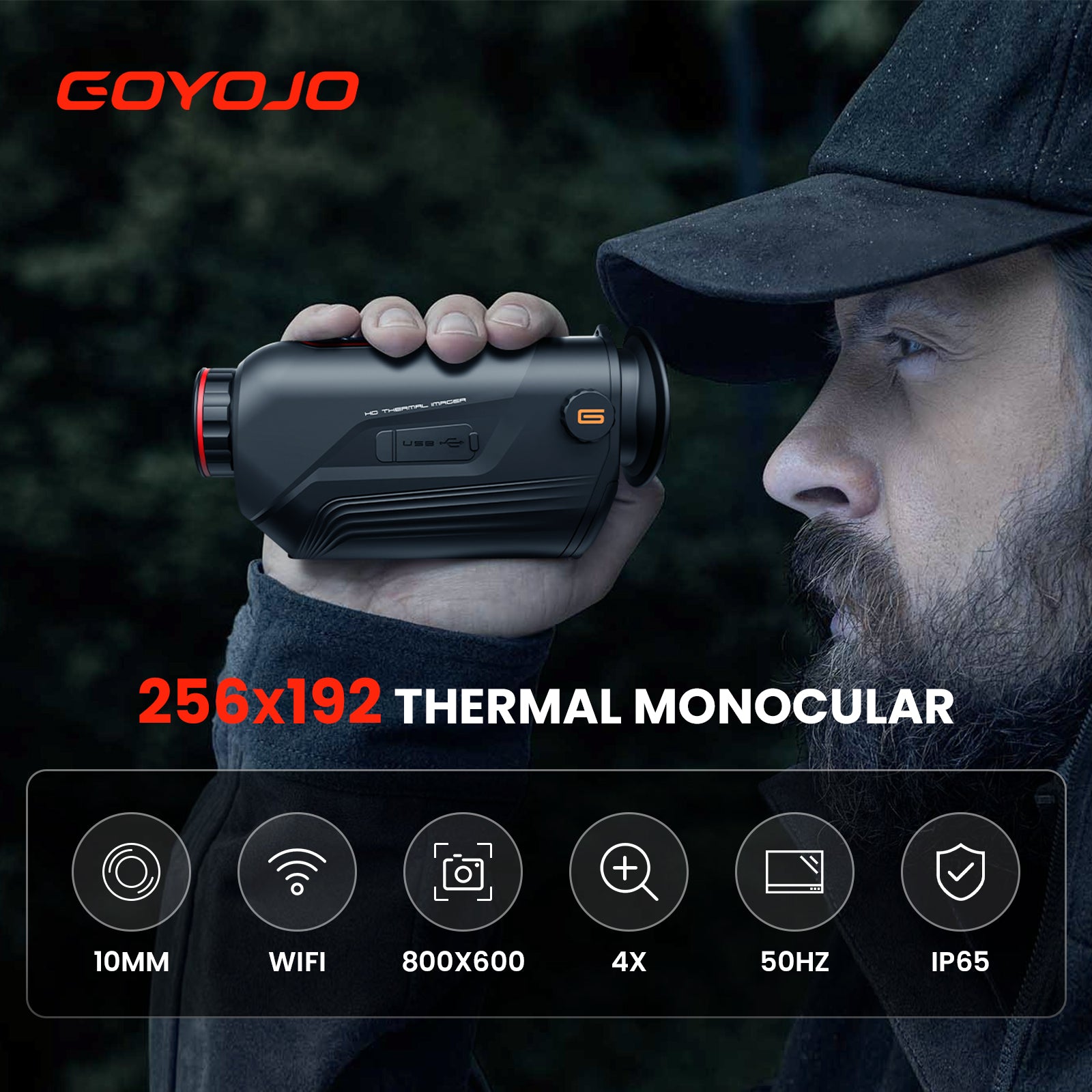 GOYOJO 256x192 Thermal Monocular – G210 / G215 – GOYOJO Optics